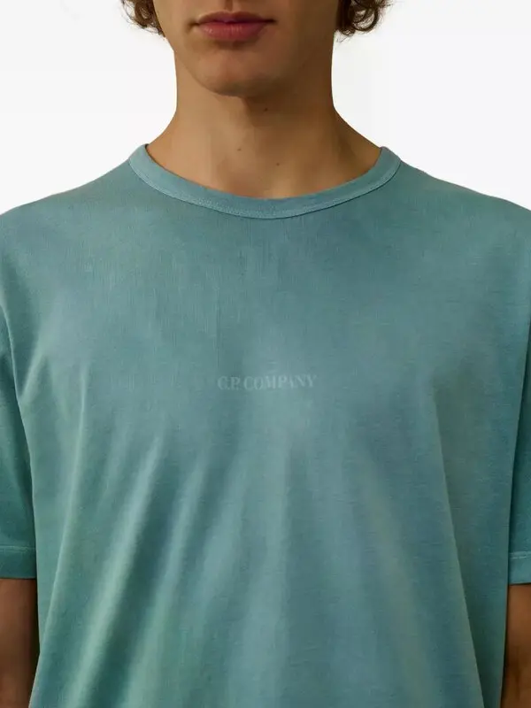 C.P. COMPANY Logo-embroidered Cotton T-shirt