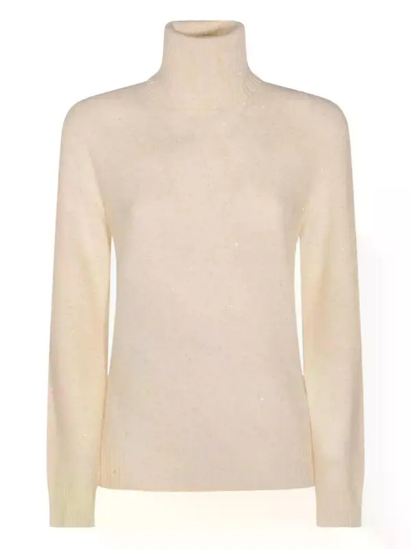 Fabiana Filippi Sequin-detail Roll-neck Sweater