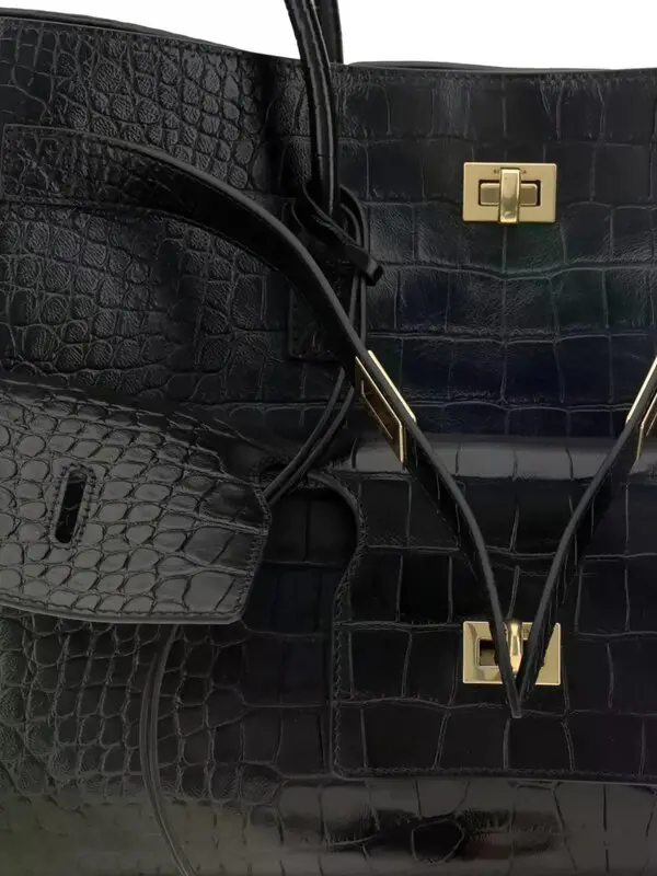 Balenciaga Bel Air Medium Shoulder Bag - Black