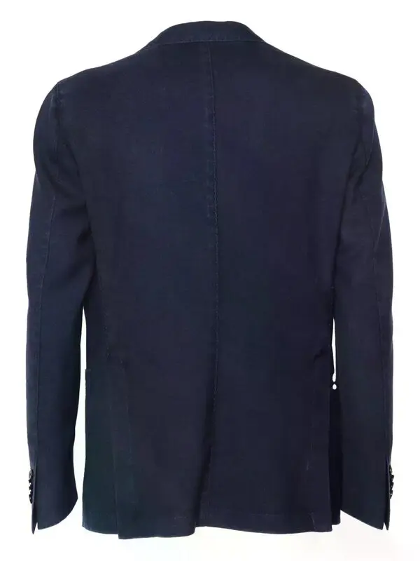 BRANDO Buttoned Patch-pocket Blazer