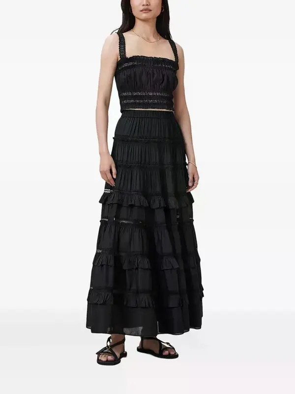 ALLSAINTS Talia Tiered Maxi Skirt