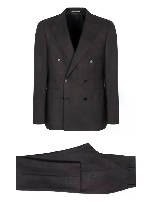 Canali Double-breasted Wool Suit