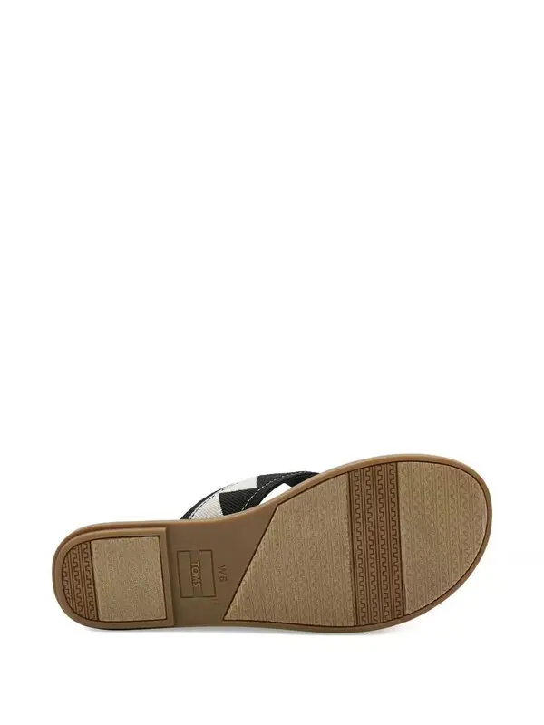 Toms Viv Geometric-pattern Cross-strap Sandals