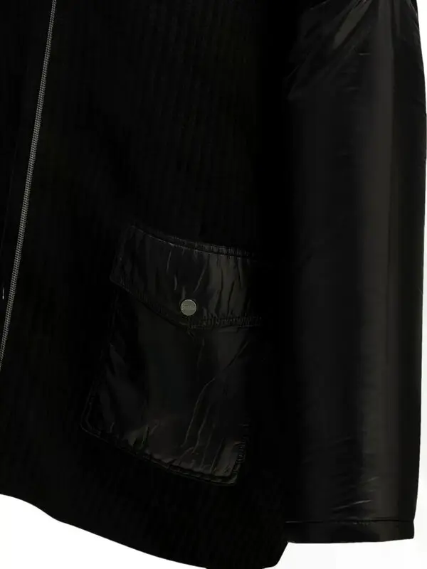 Herno Hooded Ribbed Jacket