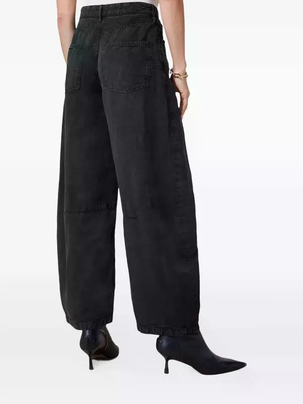 ALLSAINTS Panelled Wide-leg Jeans