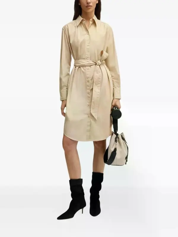 BOSS Belted Shirt Dress