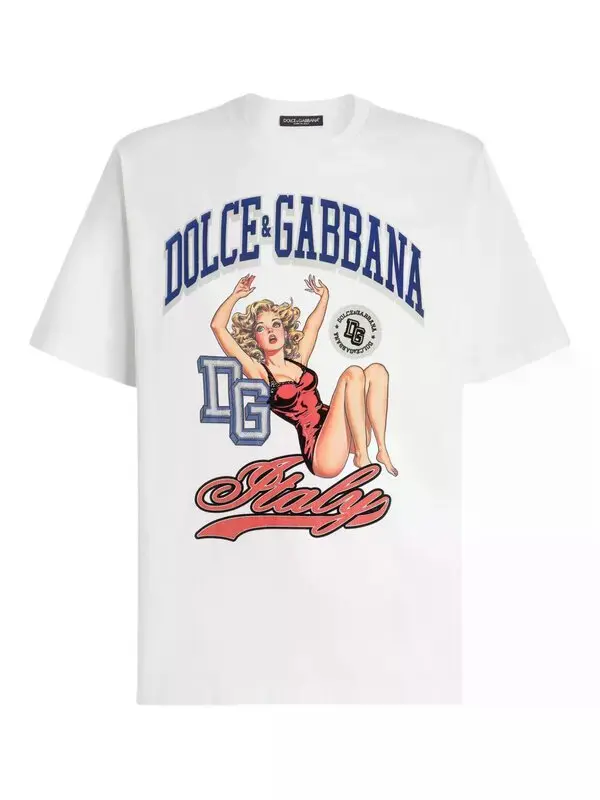 Dolce & Gabbana Graphic-print T-shirt - White