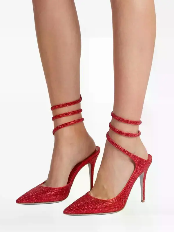 Rene Caovilla 100mm Cleo Pumps