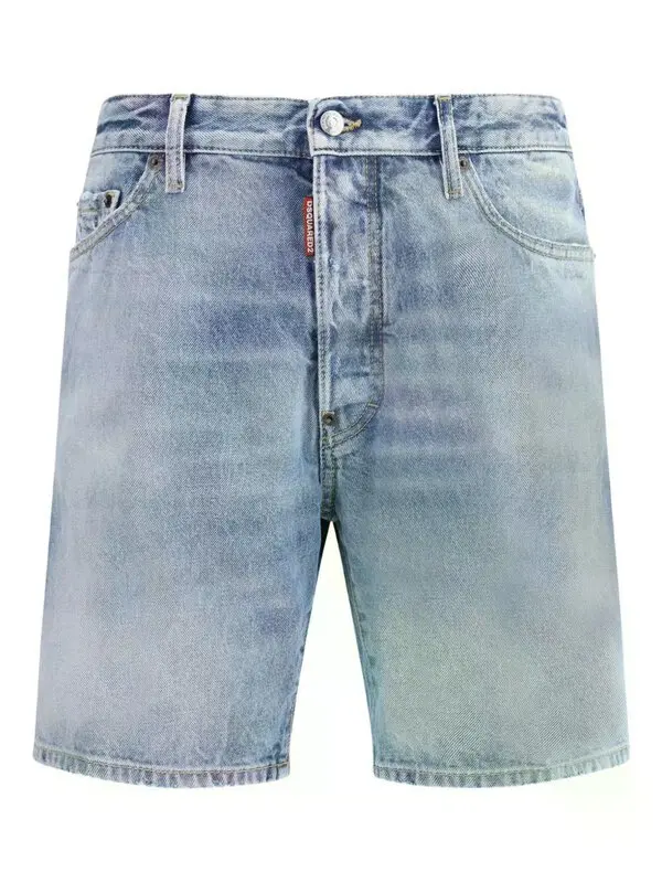 Dsquared2 Light Wash Denim Shorts