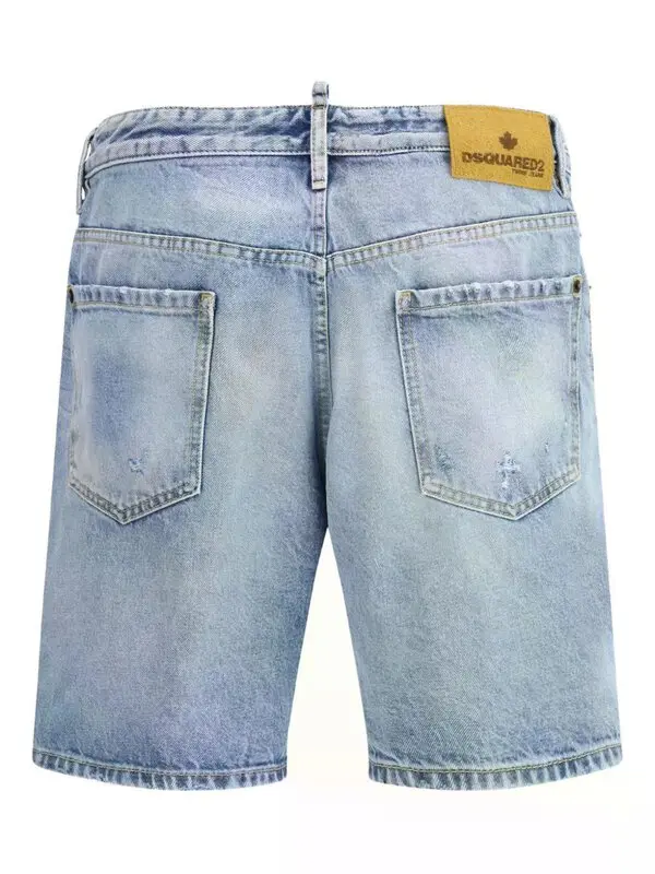 Dsquared2 Light Wash Denim Shorts