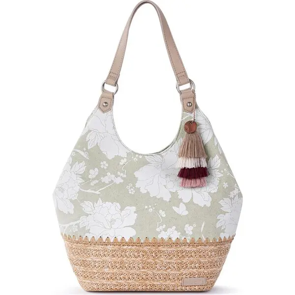 THE SAK Roma Expandable Shopper - Natural Wild Fleur