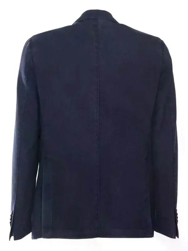 BRANDO Buttoned Patch-pocket Blazer