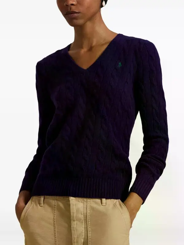 Polo Ralph Lauren Cable-knit V-neck Sweater
