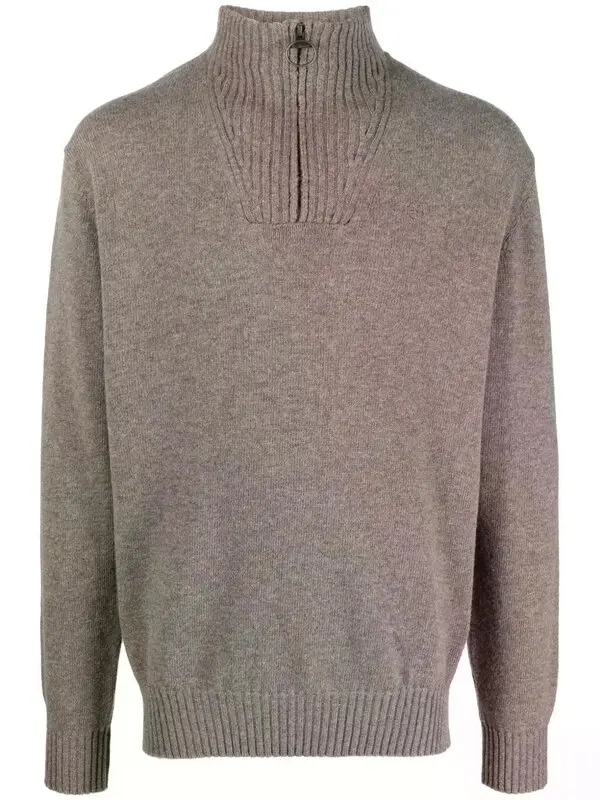Barbour Half-zip Wool Jumper
