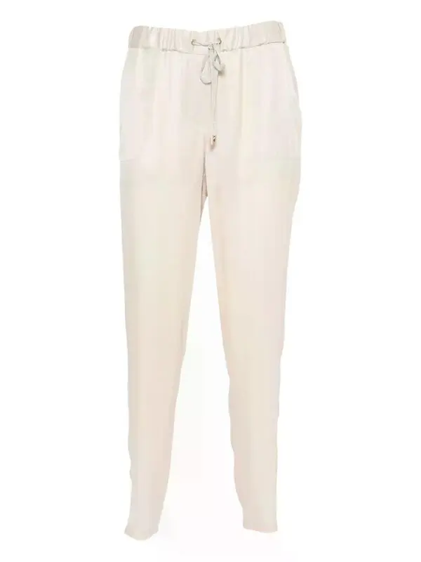 Lorena Antoniazzi Drawstring Trousers - Neutrals