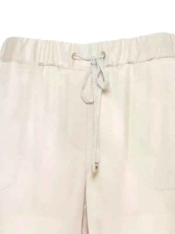 Lorena Antoniazzi Drawstring Trousers - Neutrals