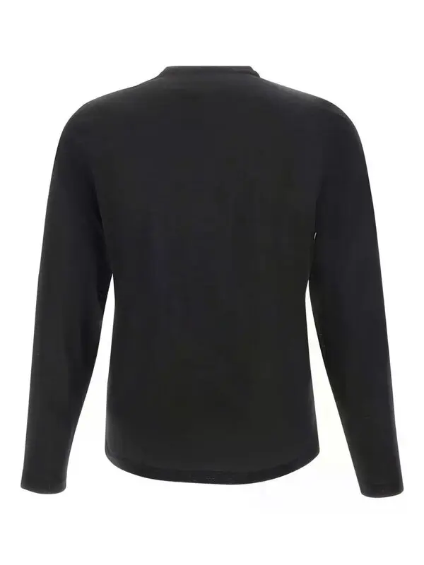 GRAN SASSO Long-sleeve Crew-neck Sweater - Black