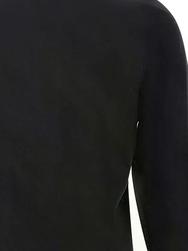 GRAN SASSO Long-sleeve Crew-neck Sweater - Black