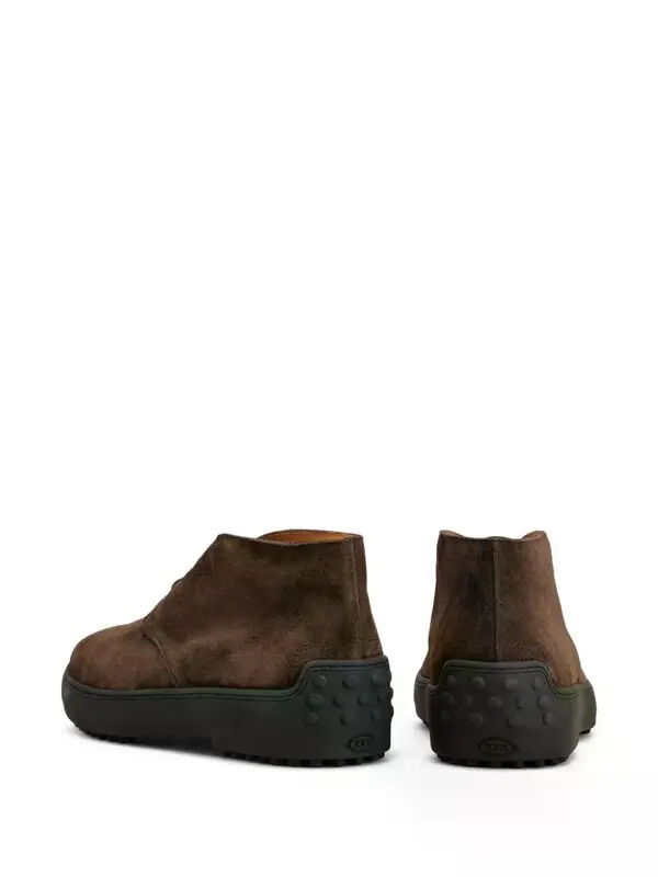 TOD'S Suede Lace-up Boots