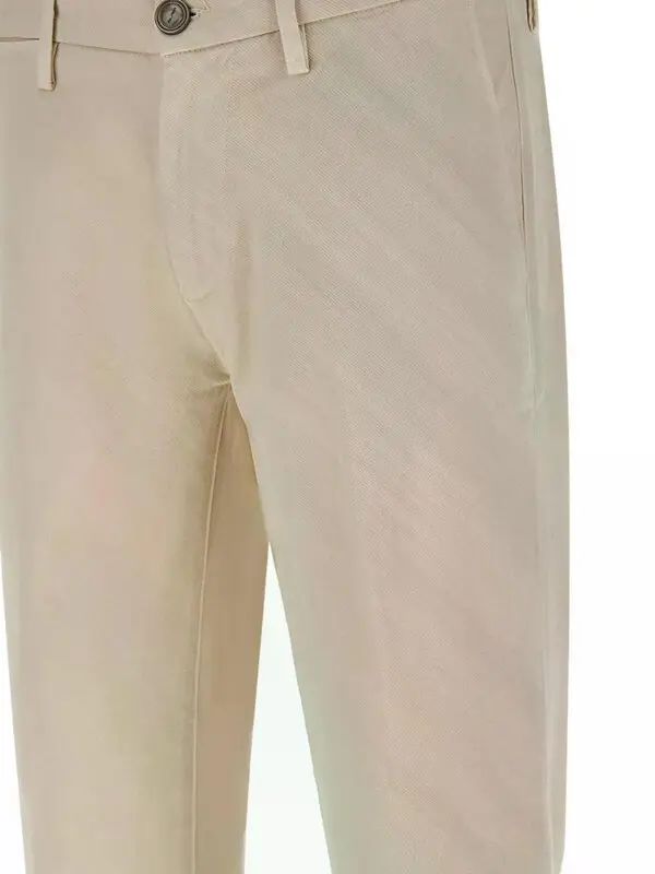RE-HASH Cuffed Chinos Trousers - Neutrals