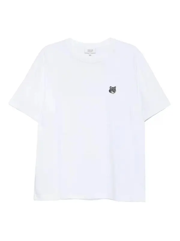 Maison Kitsuné Fox Head Patch T-shirt - White