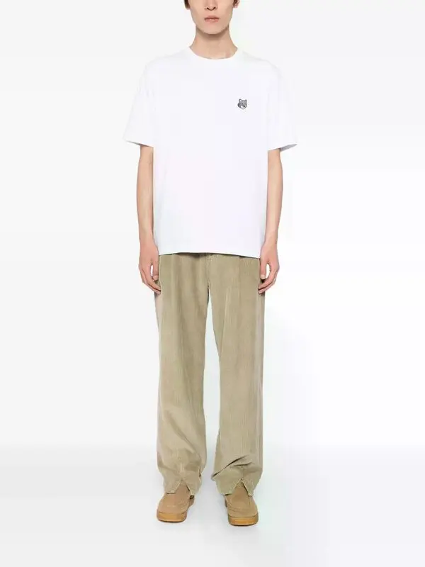 Maison Kitsuné Fox Head Patch T-shirt - White
