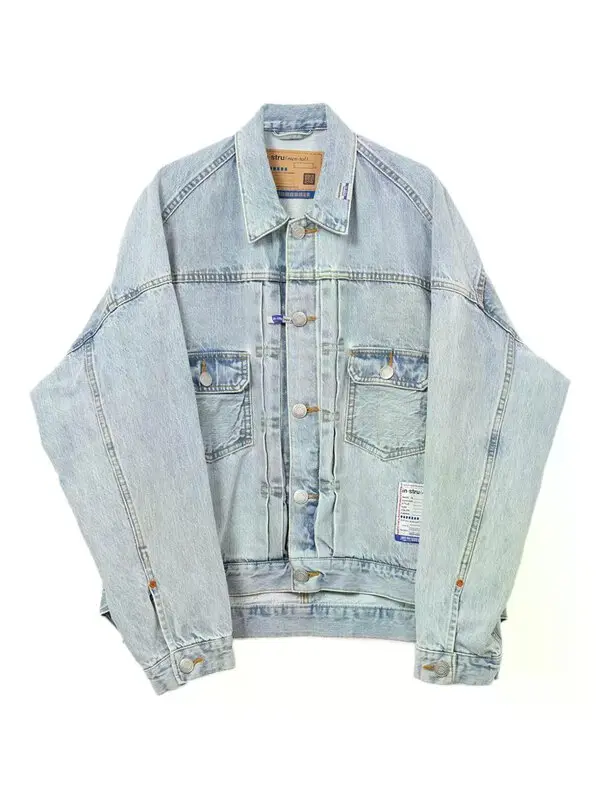 IN･STRU(MEN-TAL). Logo-print Denim Trucker Jacket