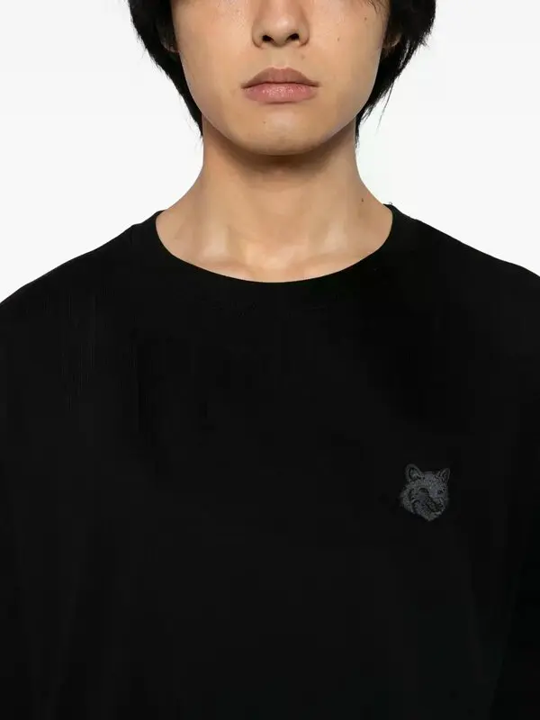 Maison Kitsuné Bold Fox Head Patch T-shirt - Black