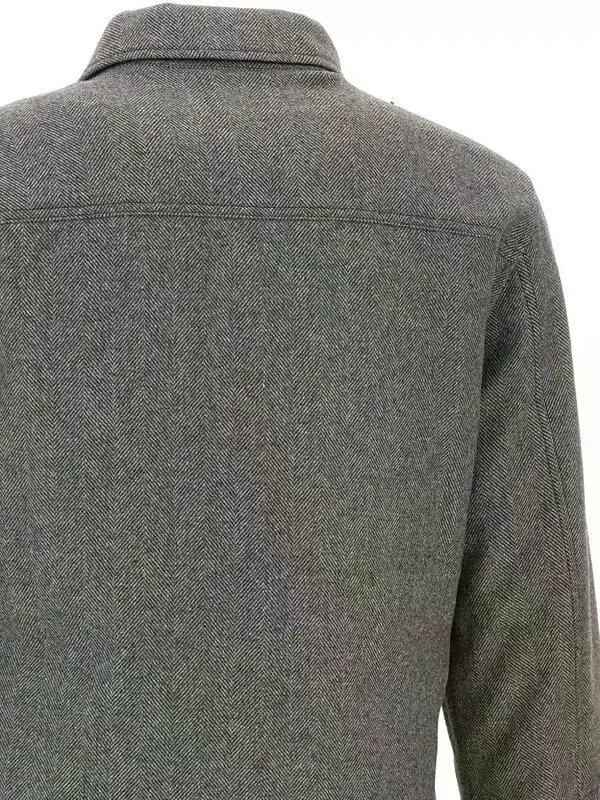 Woolrich Herringbone Chest-pocket Jacket