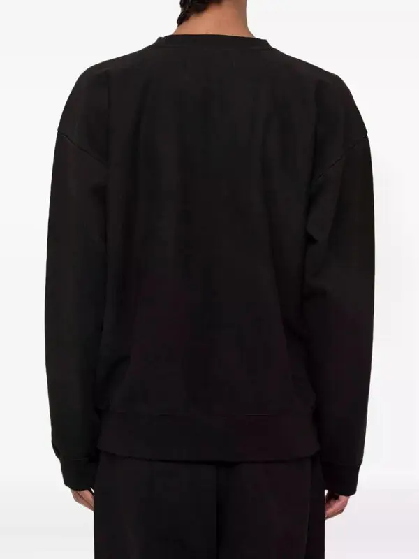 IN･STRU(MEN-TAL). French-terry Label-patch Sweatshirt