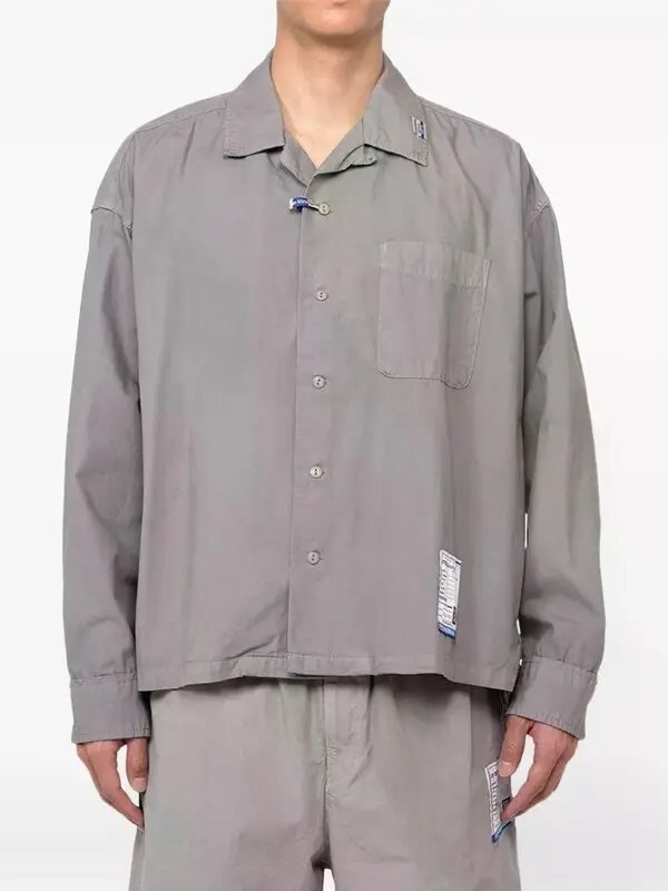 IN･STRU(MEN-TAL). Long-sleeve Patch-pocket Shirt