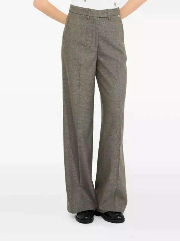 Liu Jo Chevron Pleat Trousers