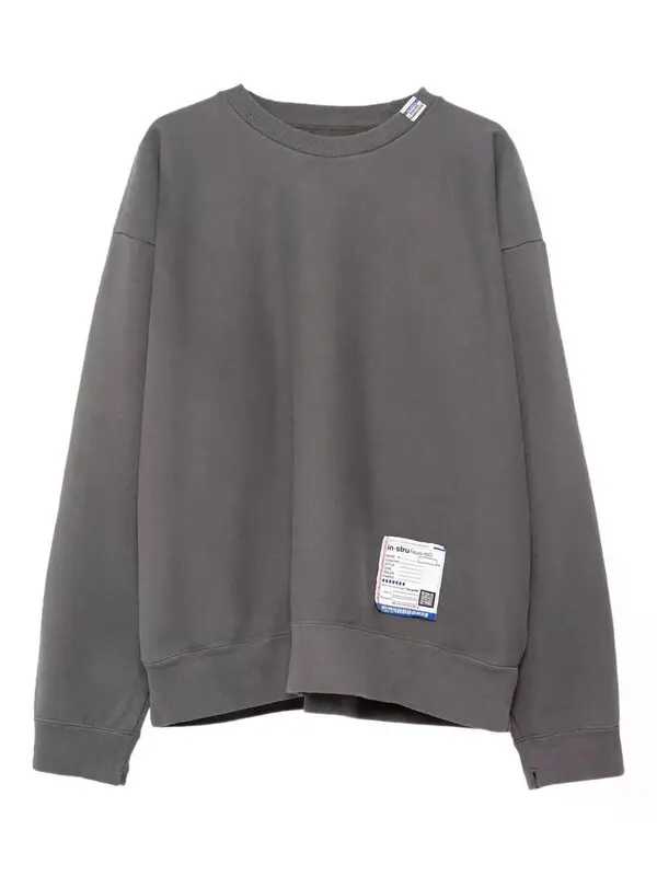 IN･STRU(MEN-TAL). Logo-patch Sweatshirt