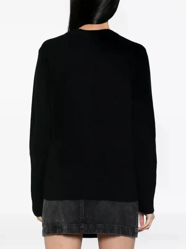 Maison Kitsuné Baby Fox Patch Cardigan - Black