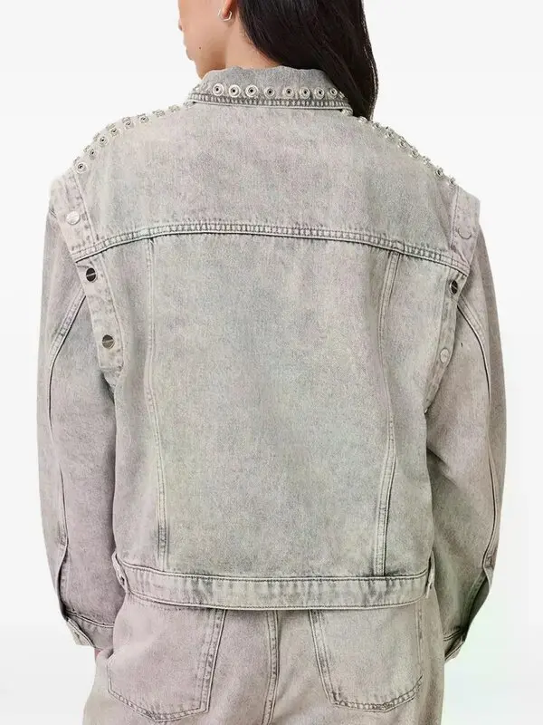 ALLSAINTS Eyelet-embellished Denim Jacket