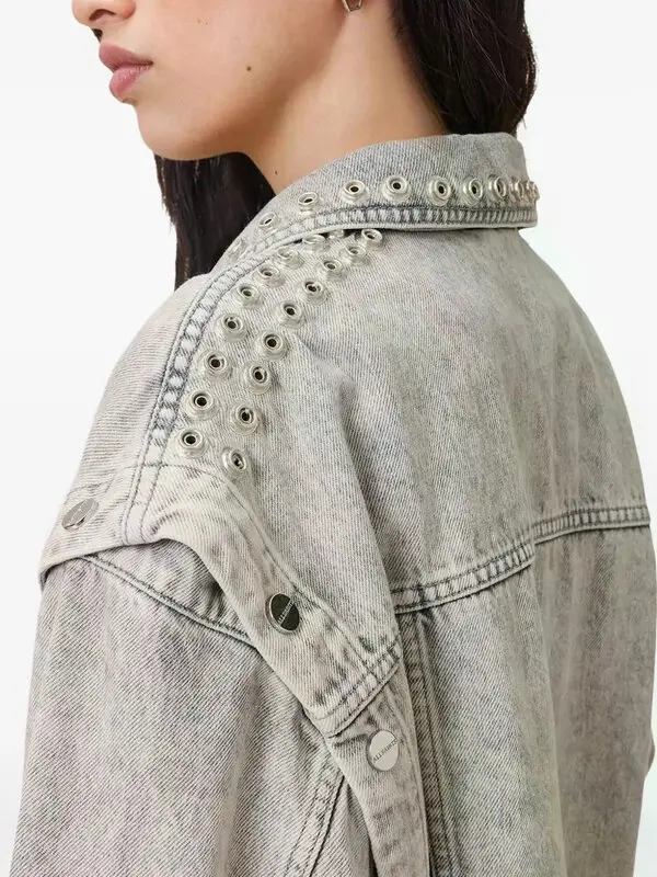 ALLSAINTS Eyelet-embellished Denim Jacket