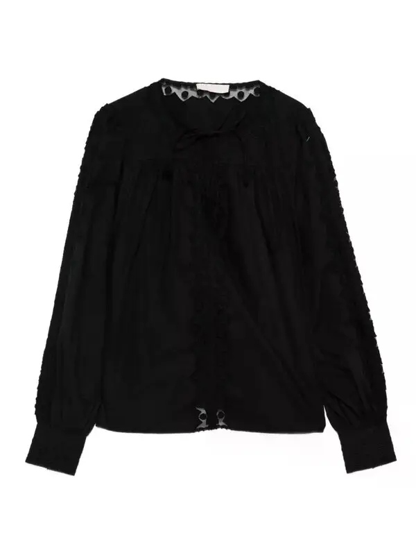 Ulla Johnson Kady Lace-embroidery Long-sleeve Blouse