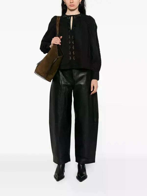 Ulla Johnson Kady Lace-embroidery Long-sleeve Blouse