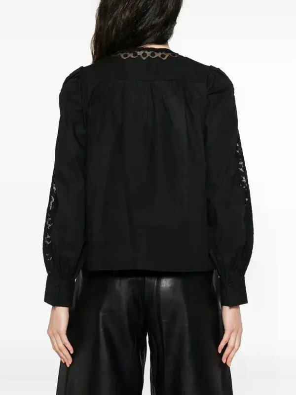 Ulla Johnson Kady Lace-embroidery Long-sleeve Blouse