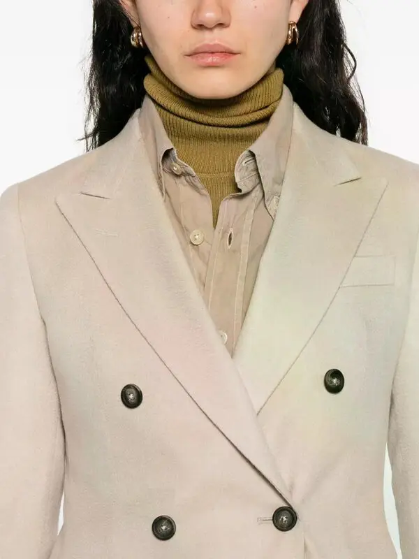 Tagliatore Buttoned Double-breasted Jacket - Neutrals