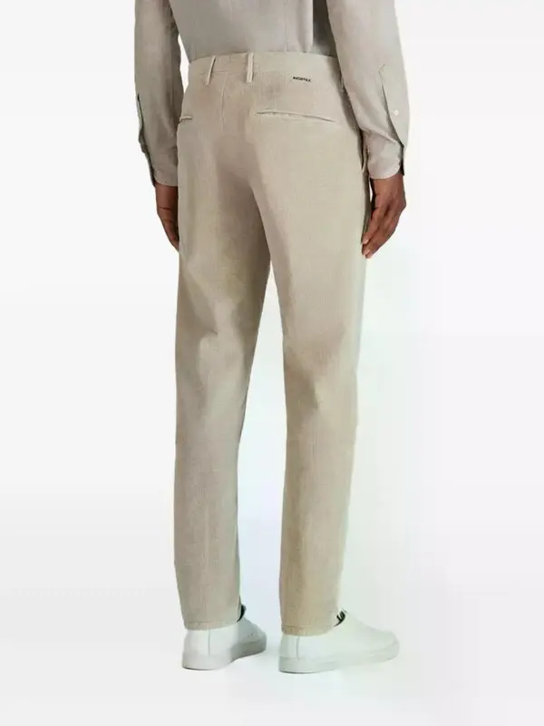 Incotex Textured Straight-leg Trousers - Neutrals