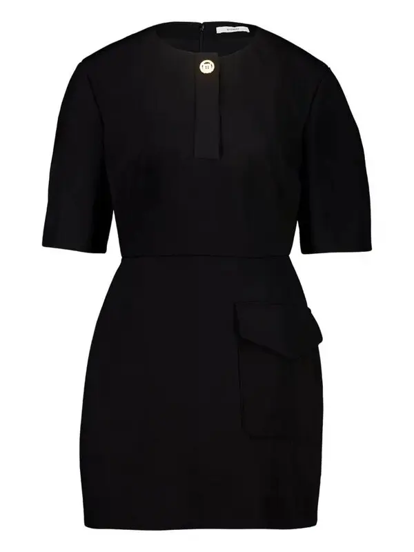 Givenchy Button-fastening Pocket Mini Dress