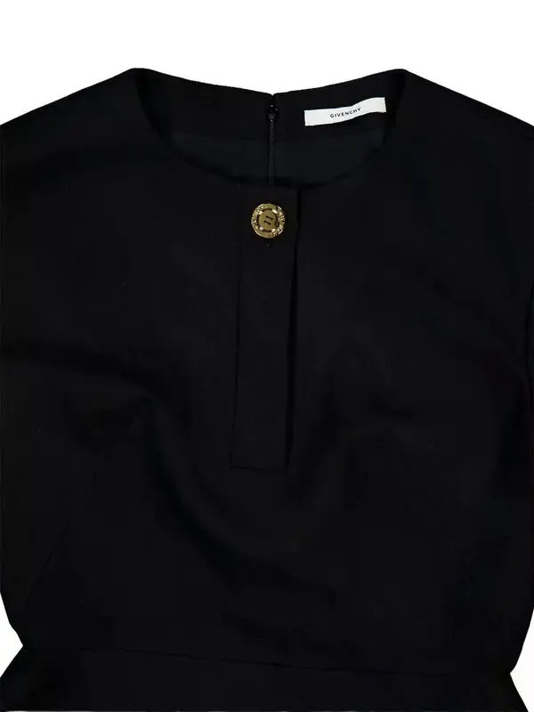 Givenchy Button-fastening Pocket Mini Dress