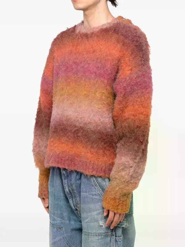 KAMIYA Ombré Striped Sweater