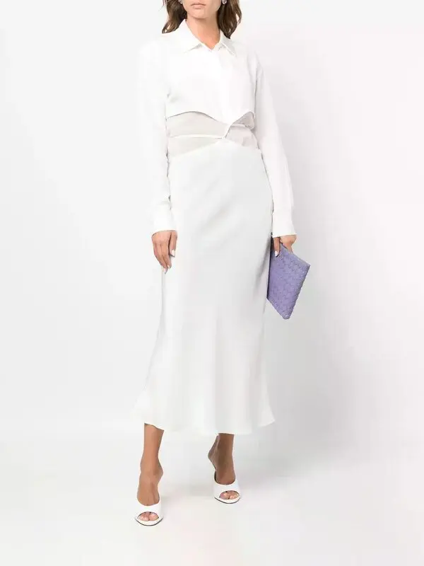 Christopher Esber Panelled Silk Maxi Dress