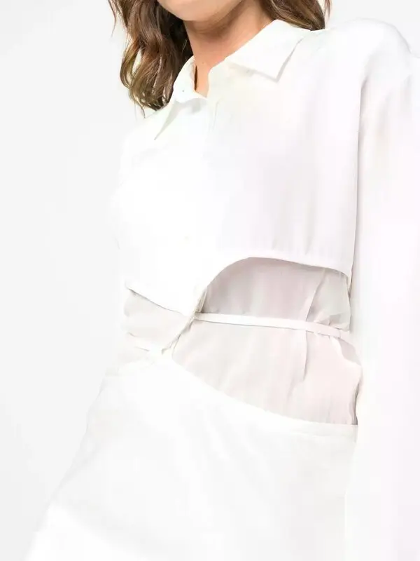Christopher Esber Panelled Silk Maxi Dress