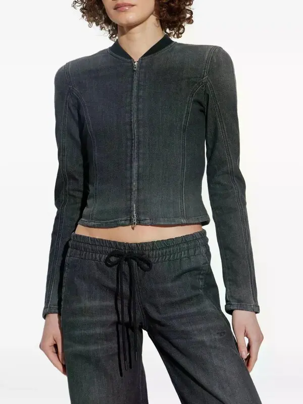 DIESEL® Zip-front Cropped Jacket