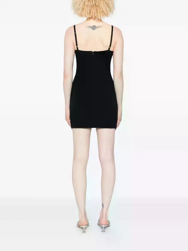 Blumarine Rose-embellished Mini Dress