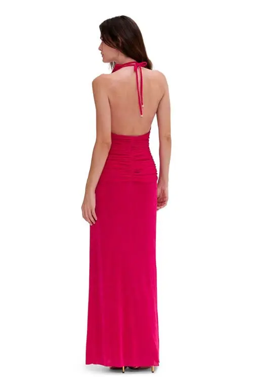 PatBO Radiant Jersey Halterneck Gown