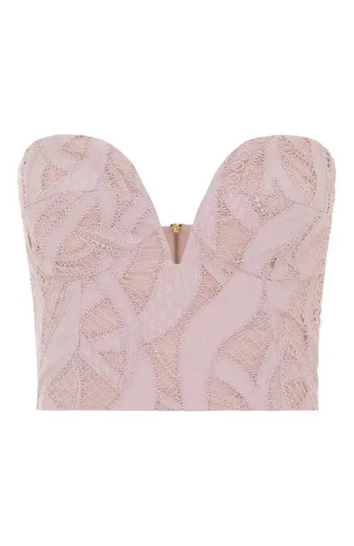 PatBO Aura Lace Bustier Top